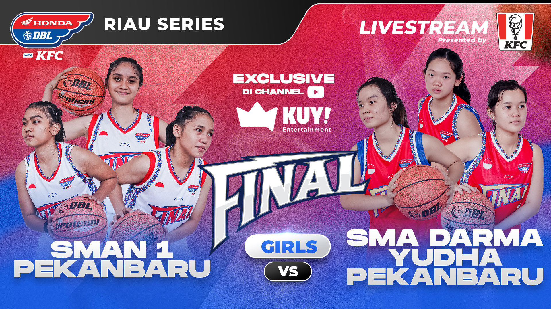 Link Live Streaming Final Party DBL Riau: First vs Darma Yudha | DBL ID
