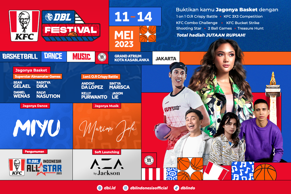 Puluhan Selebriti Bakal Ramaikan KFC DBL Festival, Siap Main Bareng Idolamu? | DBL ID