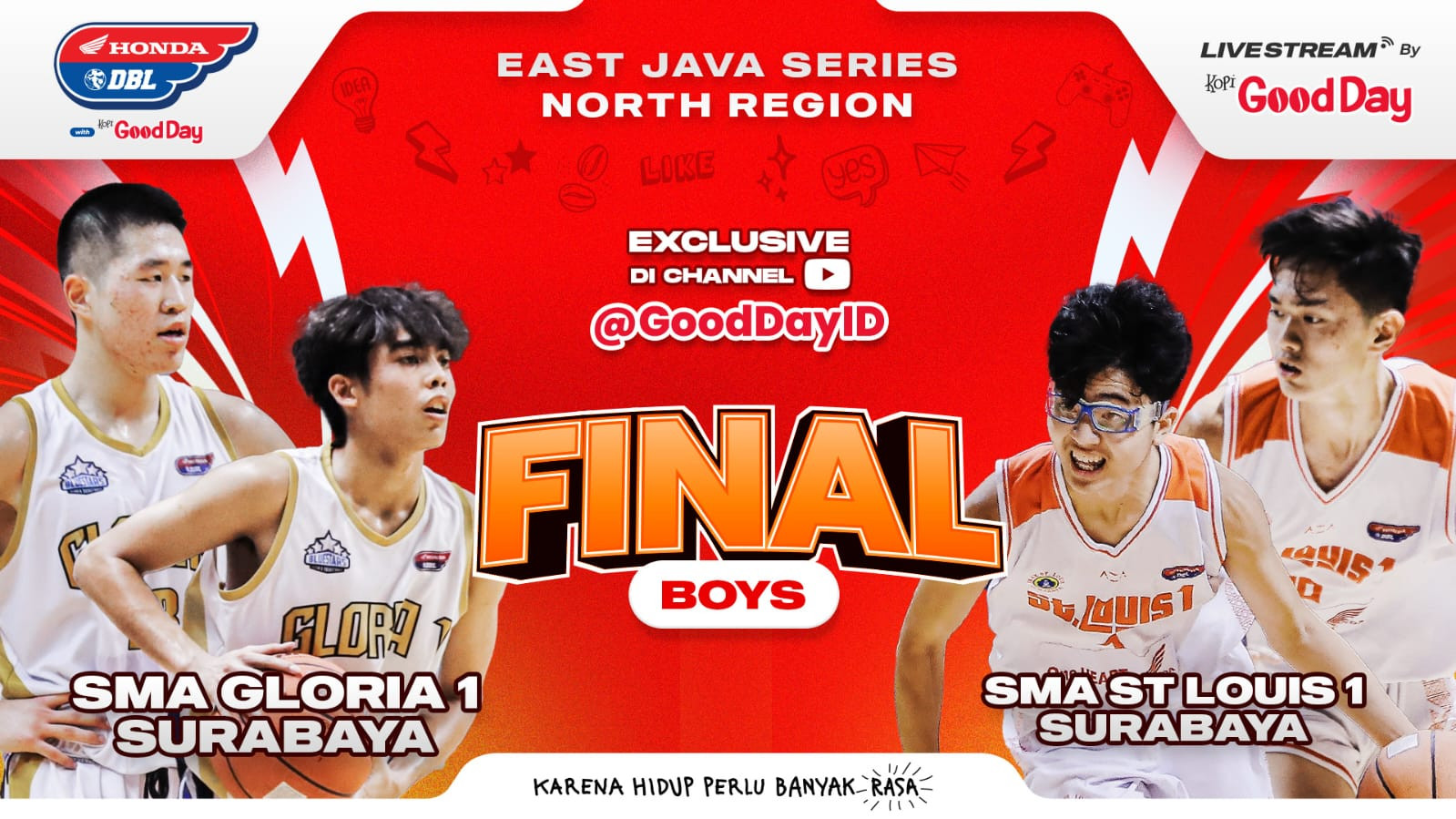 Link Live Streaming Final Party DBL Surabaya: Sinlui vs Gloria | DBL ID
