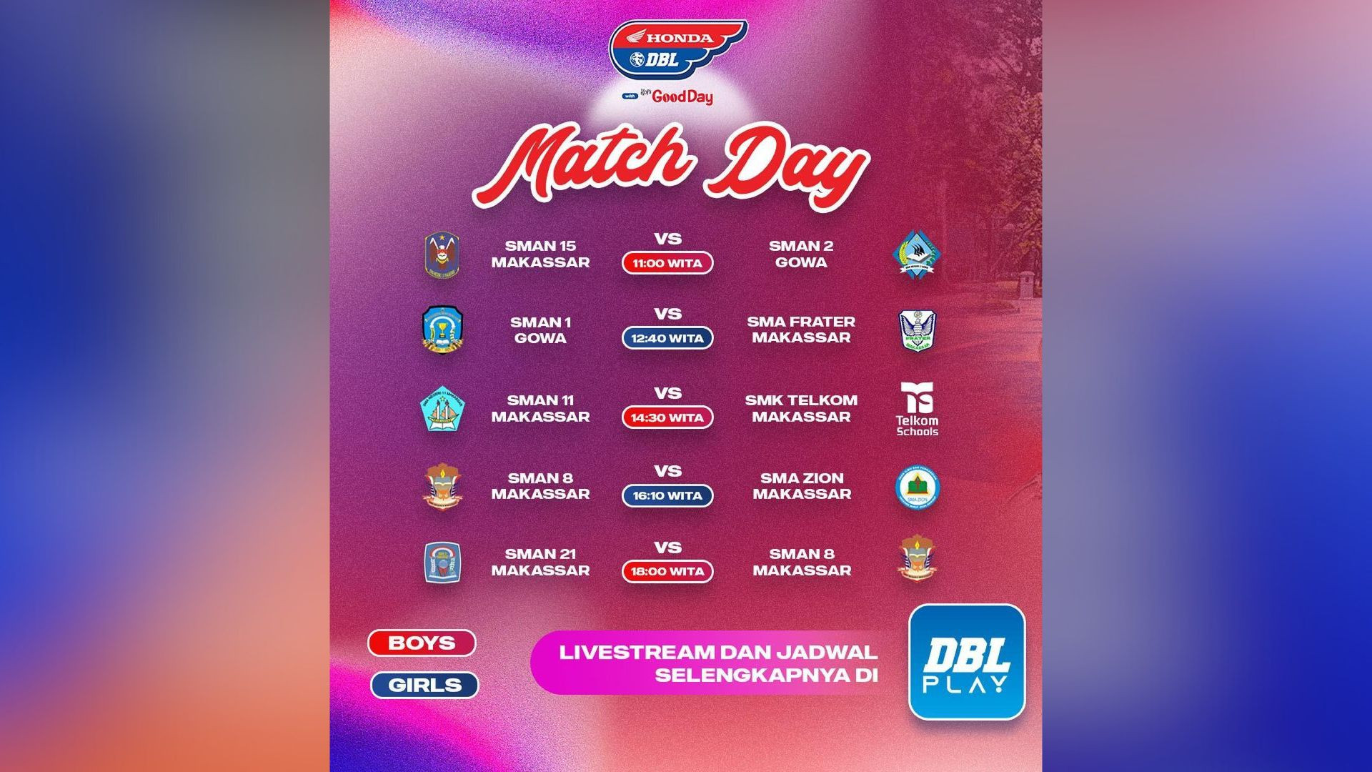 Link Live Streaming DBL Makassar: Debutan Hingga Sang Jawara Turun ke ...