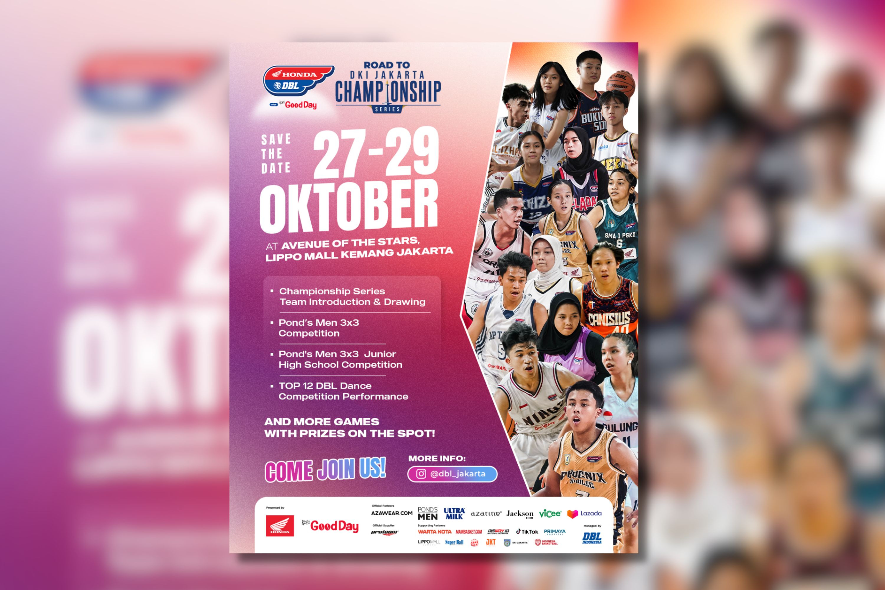 Road to DBL Jakarta Championship Series Digelar di Lippo Mall Kemang ...