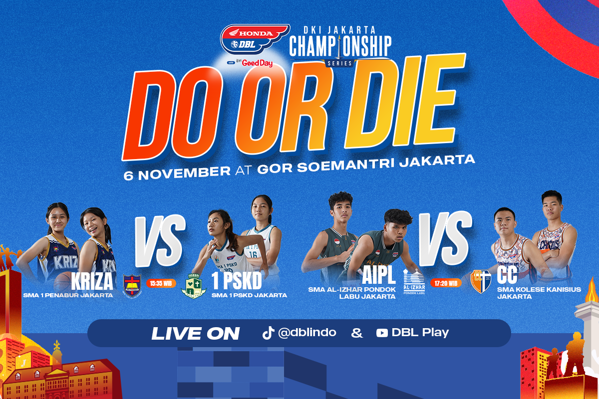 Jadwal DBL Jakarta Championship Series: Dua Rematch Penentu Nasib! | DBL ID