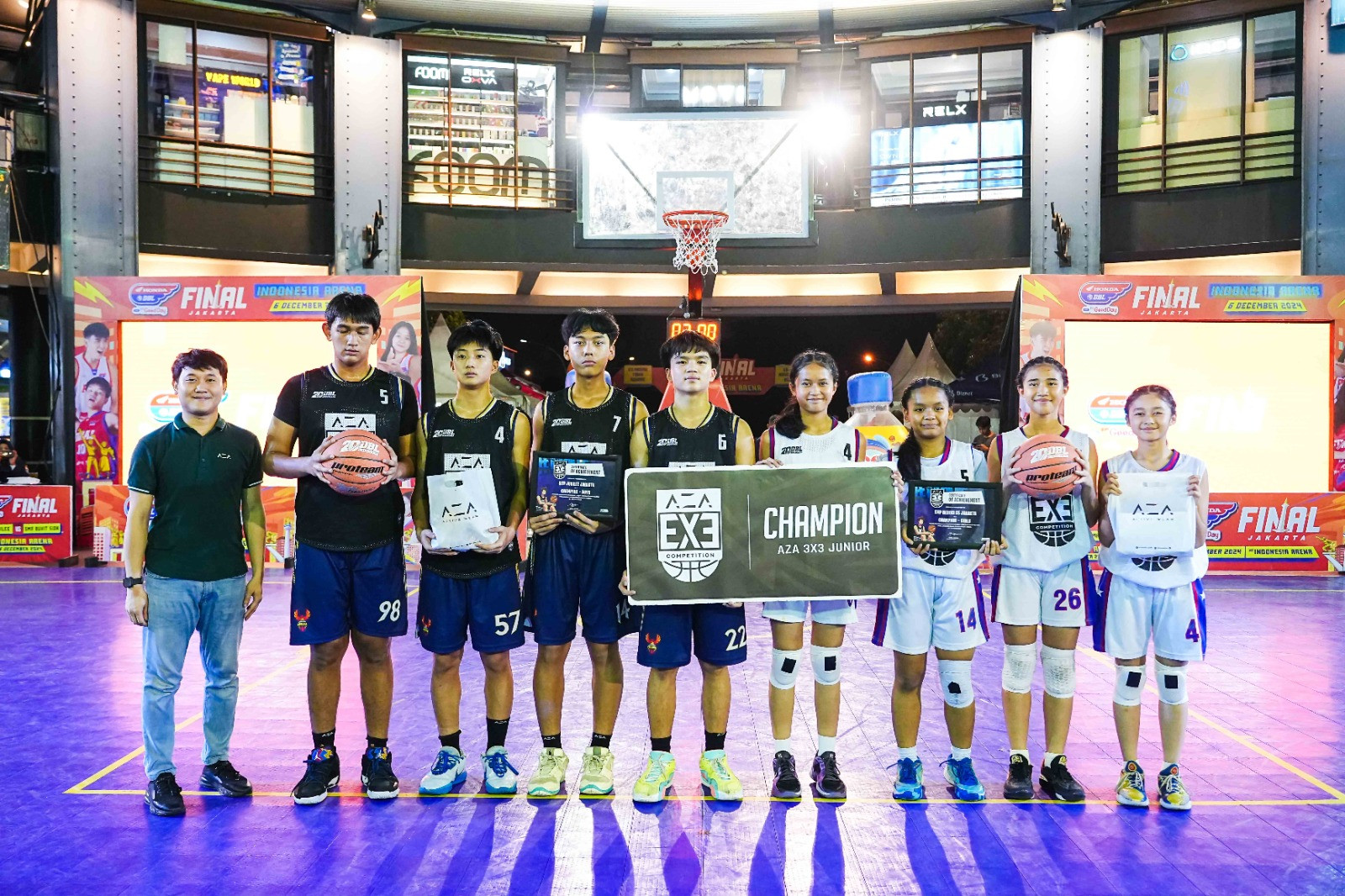 SMP Jubilee Sabet Gelar Juara AZA 3X3 Competition for Junior Highschool ...