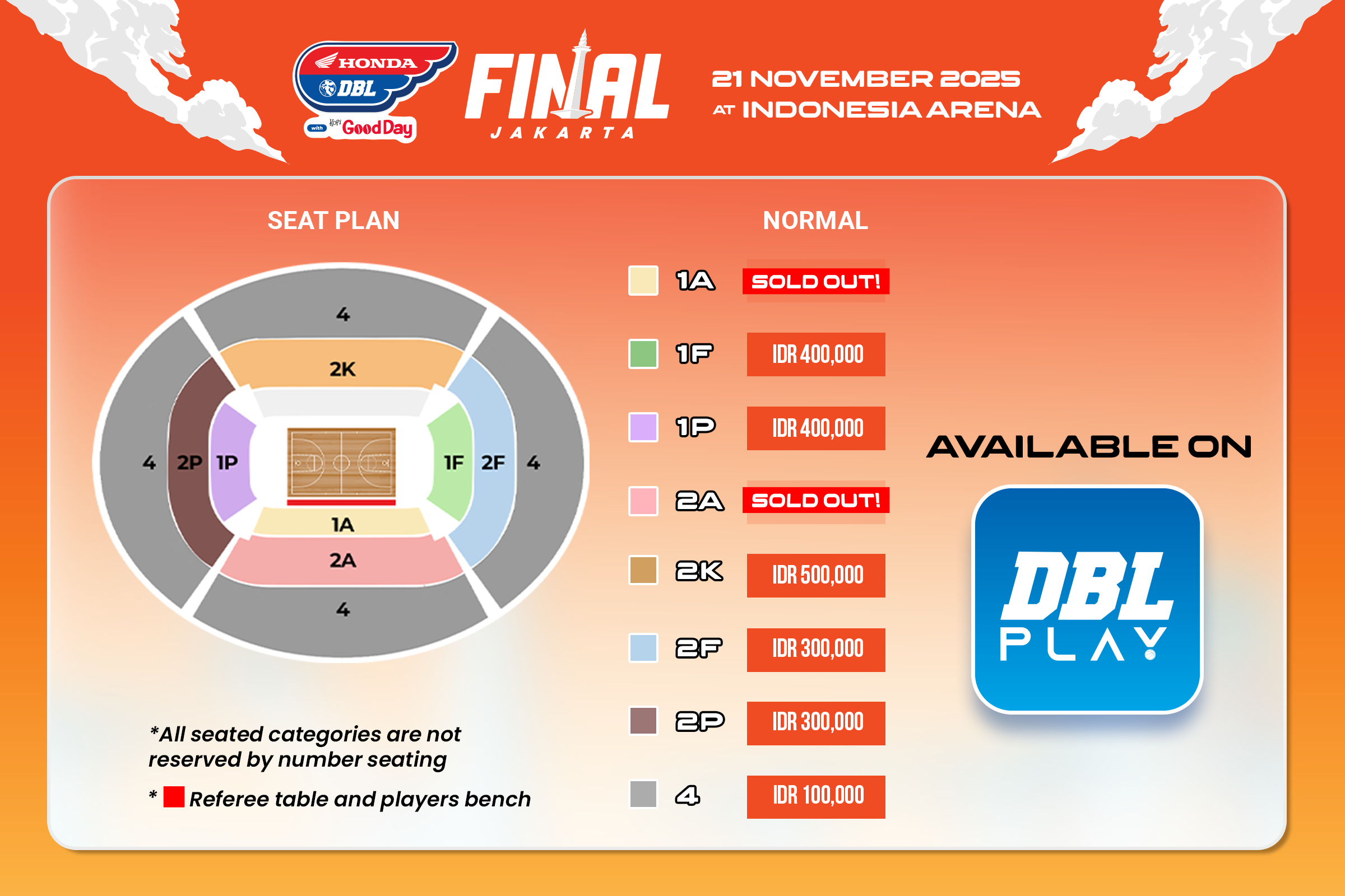 Dua Kategori Tiket Final DBL Jakarta 2025 Habis Terjual, Segera Amankan ...